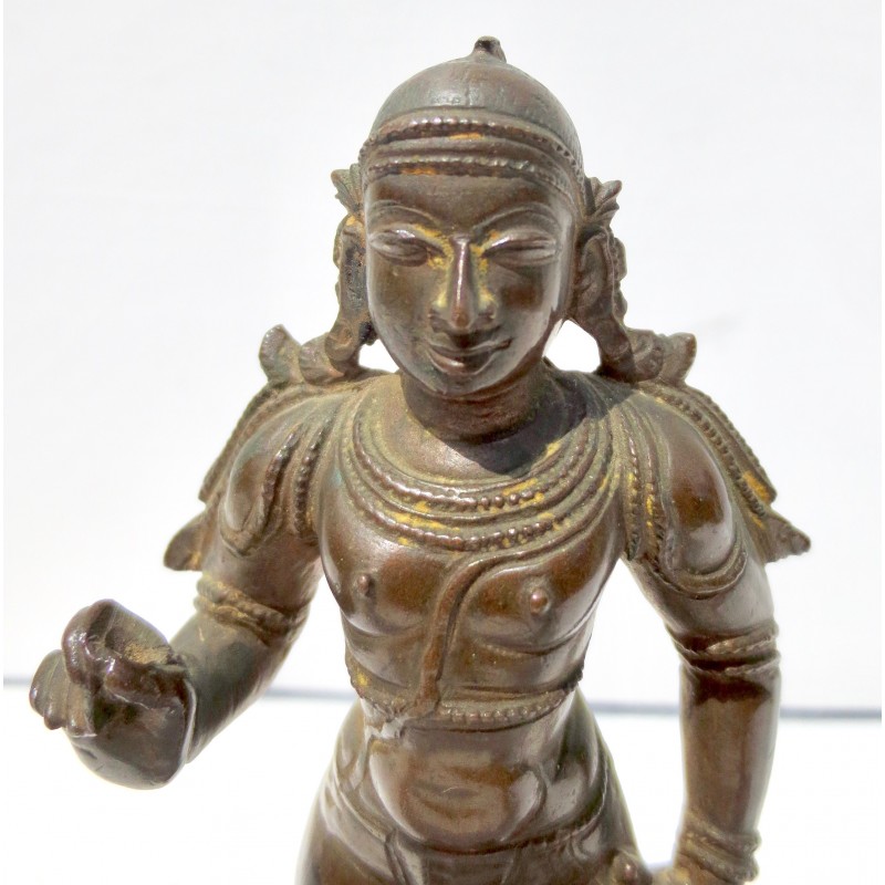 South Indian Bronze, Antique Hindu Sambandar,Southeast Asian sculptures
